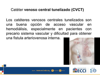Cateter venoso central | PPTX