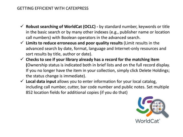 Catexpress - Quick overview | PPT