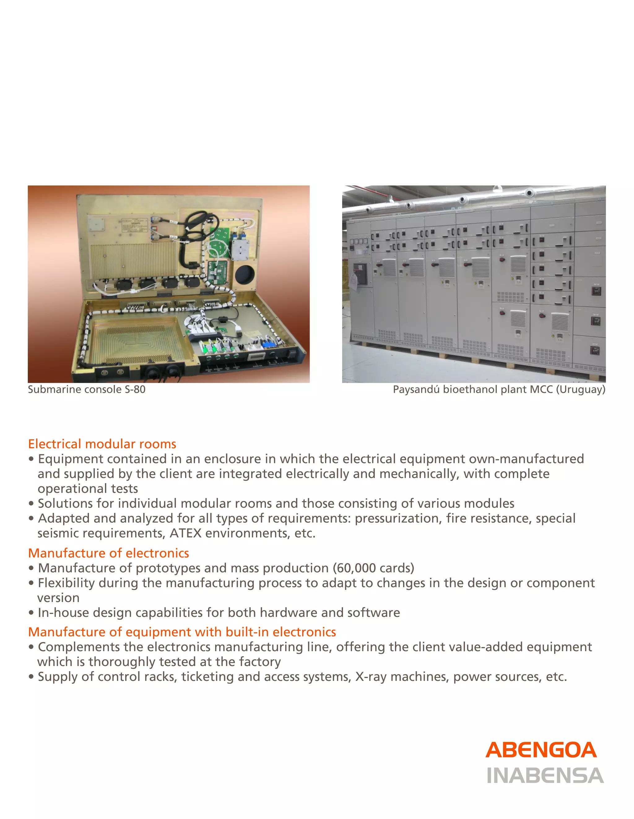 Manufacturing of electronical and electrical equipment | PDF