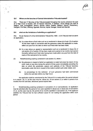 Central Administrative Tribunal Chandigarh | PDF