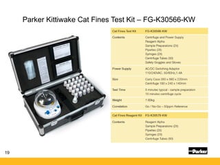 Cat fines Onboard test for bunker fuels | PDF