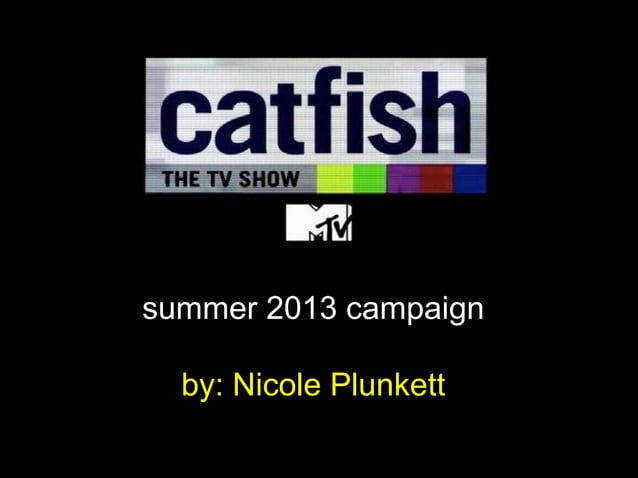 Catfish project.nicoleplunkett | PPT