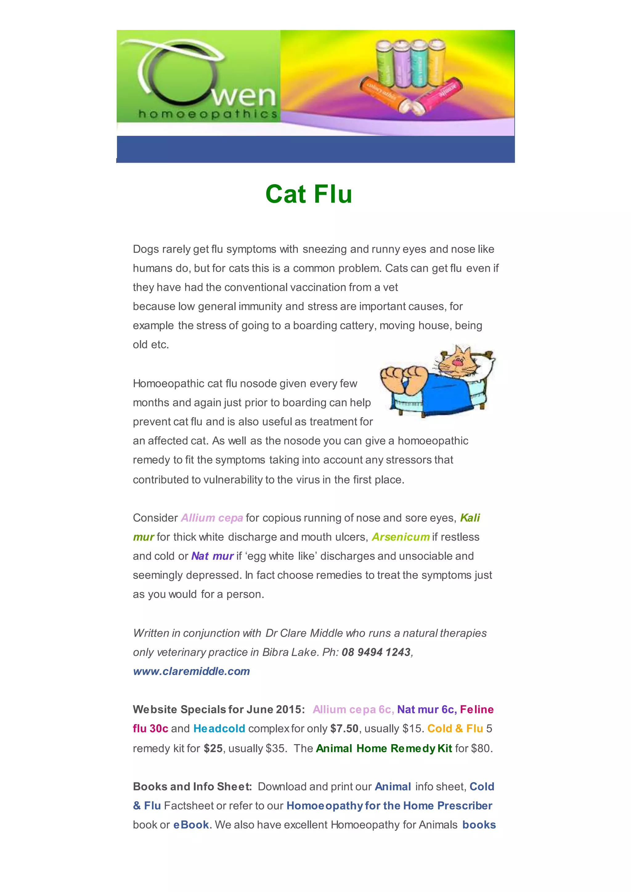 Cat flu | DOCX