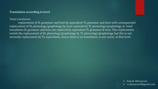 Catford Translation Theory | PPSX