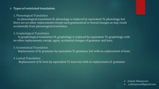 Catford Translation Theory | PPSX