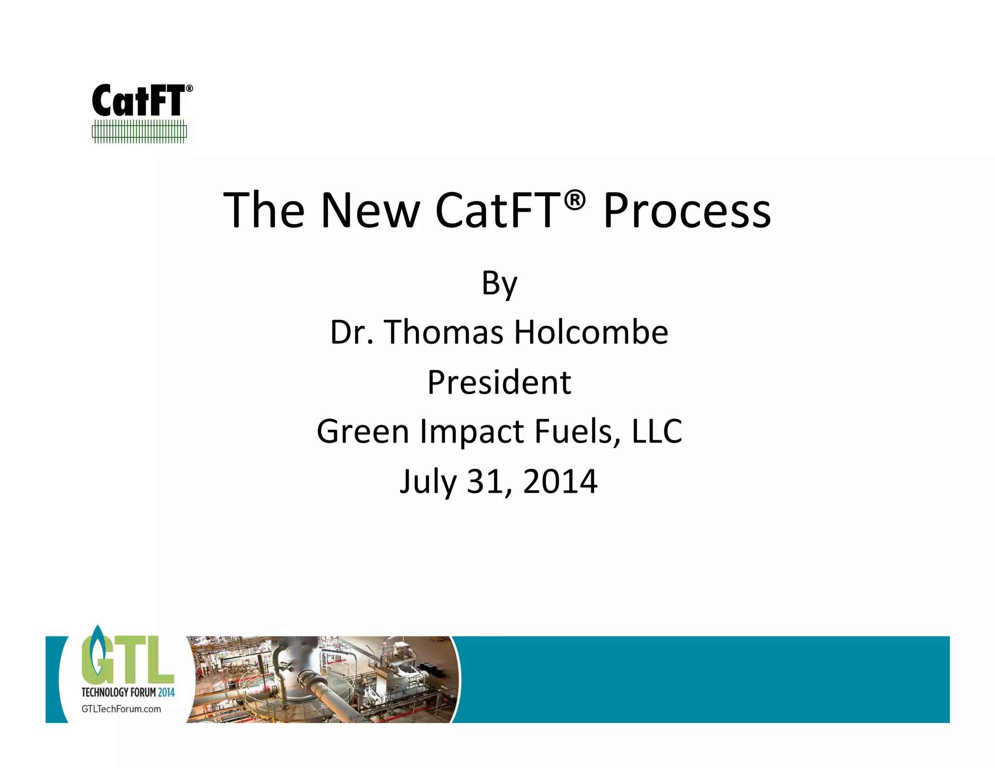 CatFT(r) Fischer-Tropsch Process presentation | PDF