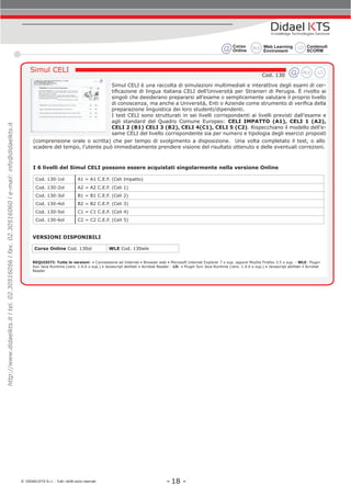 Catalogo generale Didael KTS | PDF