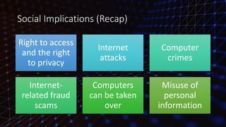 CAT Grade 12; Network technologies - Social Implications (Security ...
