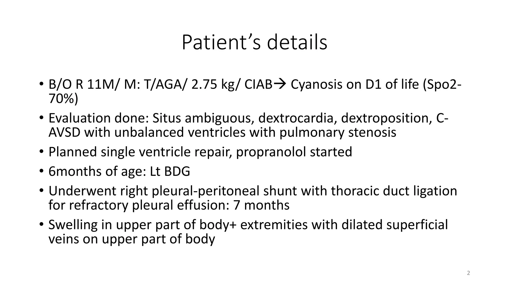 CATH MEET: POST GLENN FOR RAISED PA PRESSURES | PPT