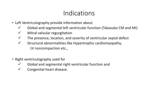 LV angiography.pptx | Heart and Cardiovascular Diseases | Diseases and ...