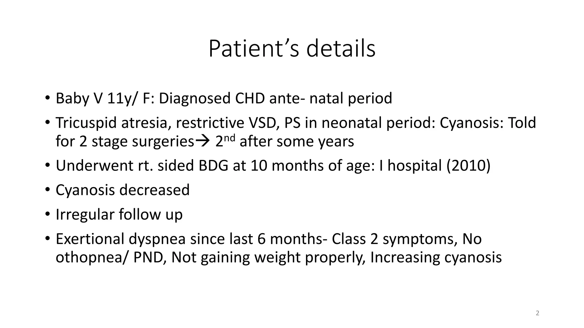CATH STUDY: PRE FONTAN CATH | PPTX