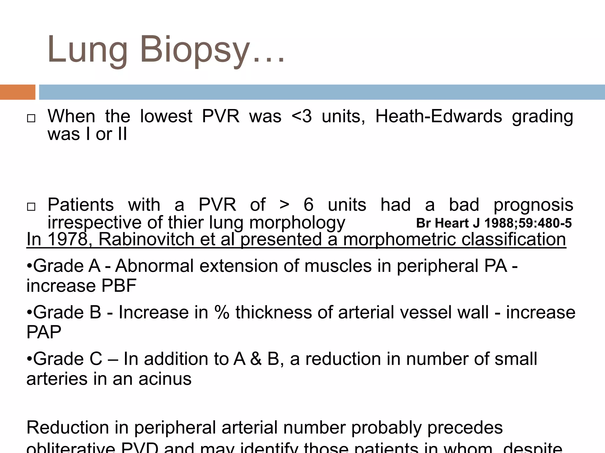 Catheterisation study and operability assessment | PPT
