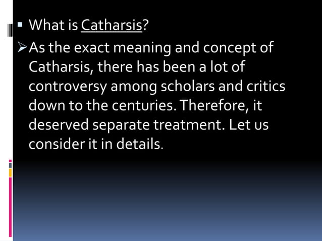 Catharsis | PPTX