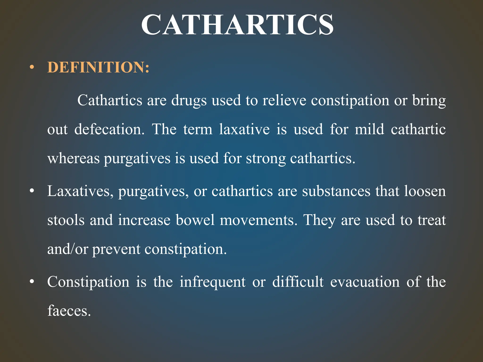 Understanding Cathartics in Pharmaceutical Inorganic Chemistry | PDF
