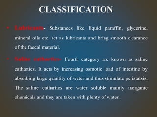 Understanding Cathartics in Pharmaceutical Inorganic Chemistry | PDF