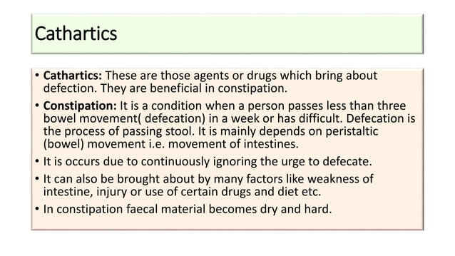 Cathartics( Sodium Phosphate, Magnesium carbonate, Magnesium hydroxide ...