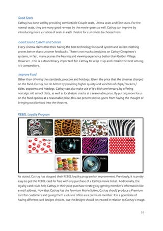 Cathay Cineplexes Brand Experience | PDF