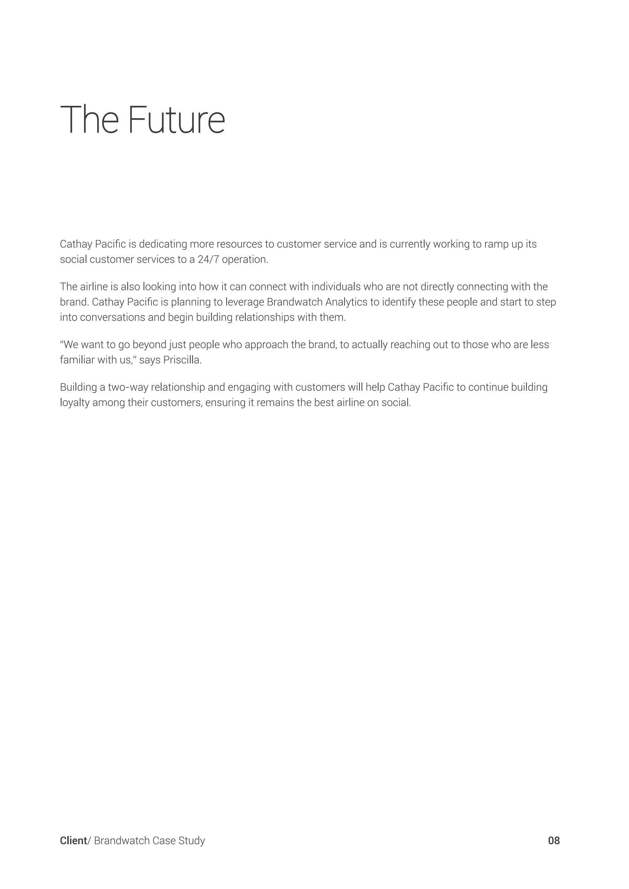 Cathay Pacific - Case Study | PDF