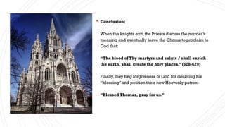 Murder in the Cathedral A classics. pptx | PPTX