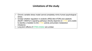 Cathepsin S activity controls chronic stress‑induced muscle atrophy and ...