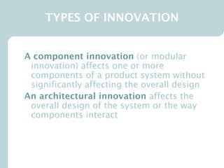 MARKETING FOR INNOVATION, INNOVATION, PART 2 OF 3 | PPT