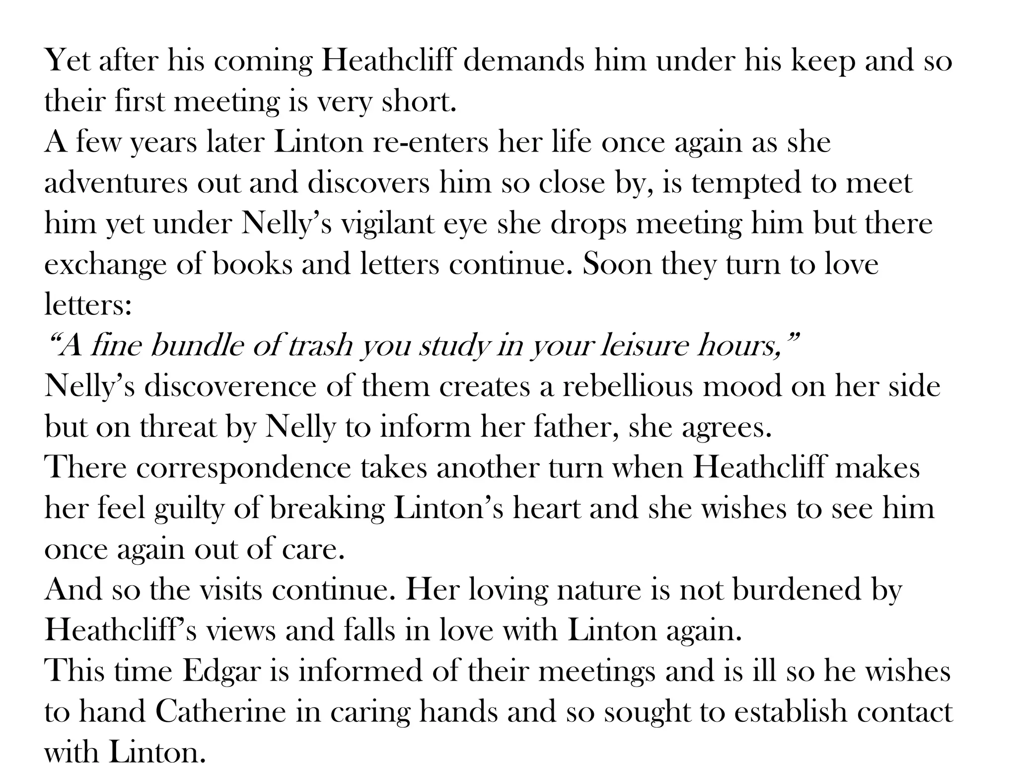 Catherine linton earnshaw | PDF