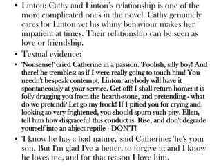 Catherine linton earnshaw | PDF