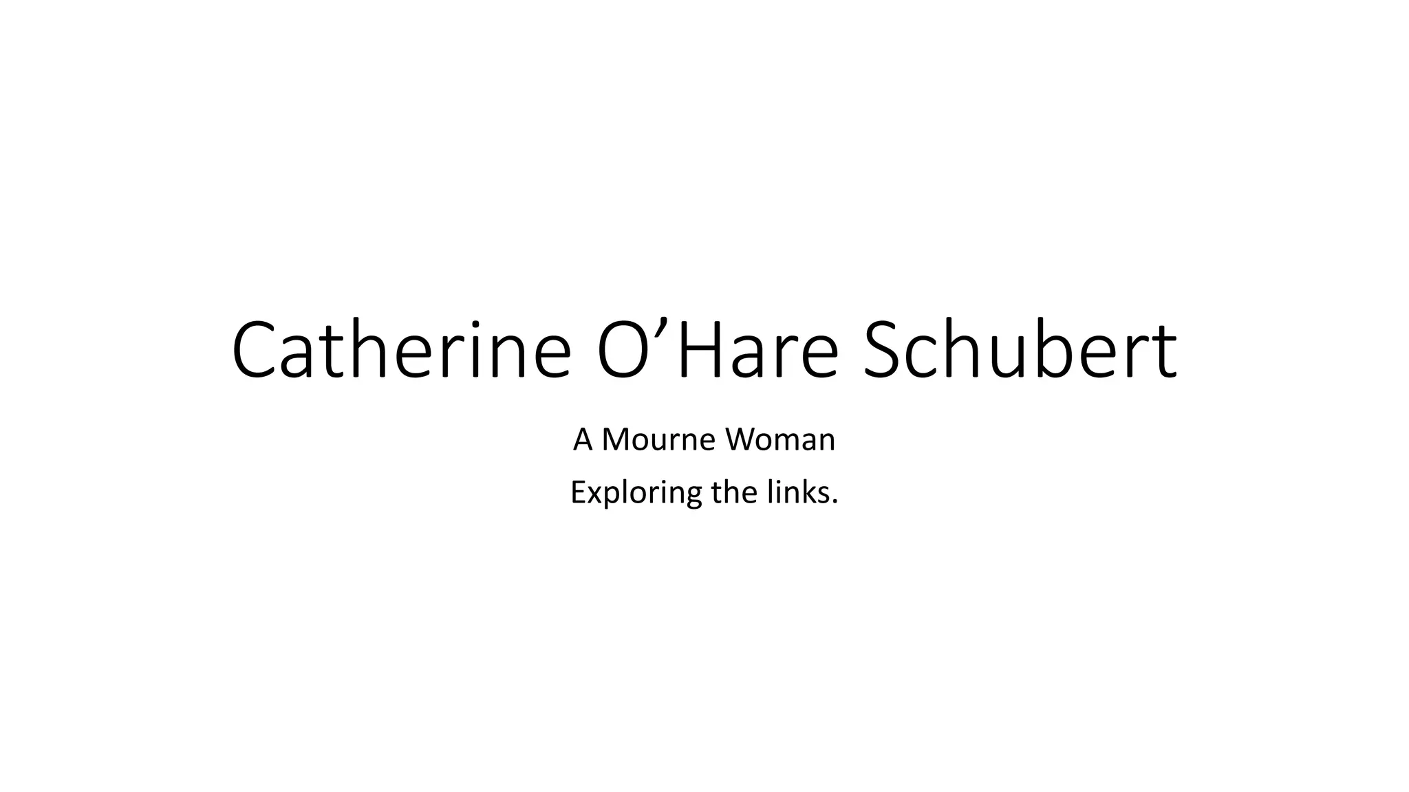 Catherine O'hare | PPTX | Geology | Science