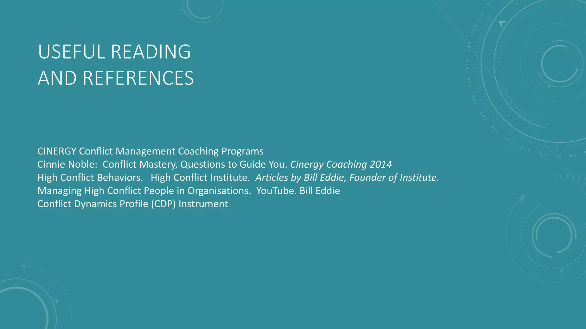 Catherine powell resolut inst conflict coaching | PPT