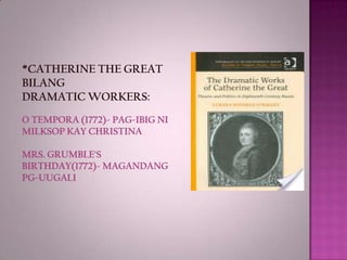 Catherine the great | PPTX