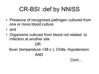 CR-BSI | PPT