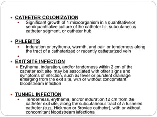 Catheter related blood stream nanoti sir | PPTX