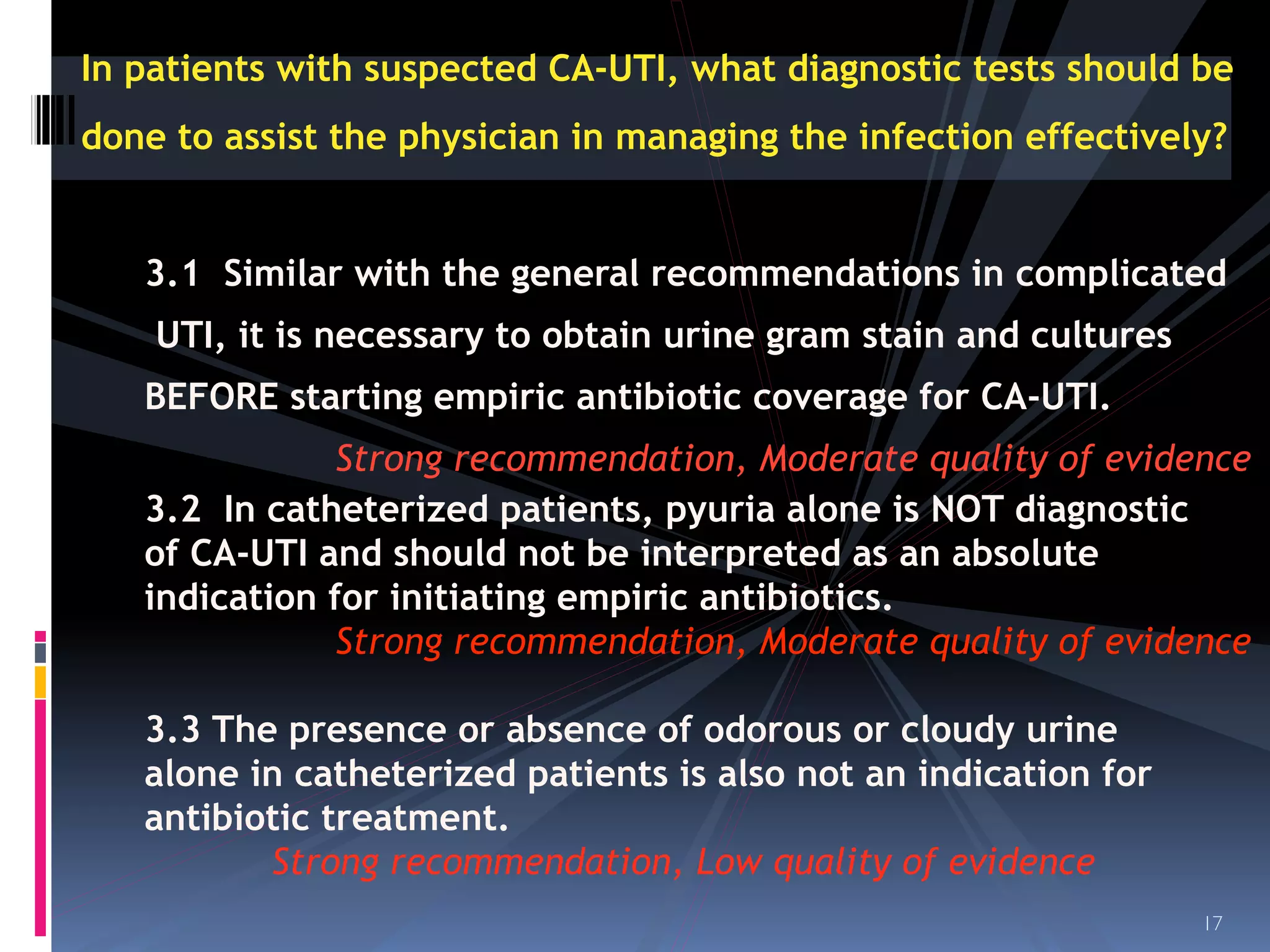 Catheter Associated Urinary Tract Infection (CAUTI) | PDF