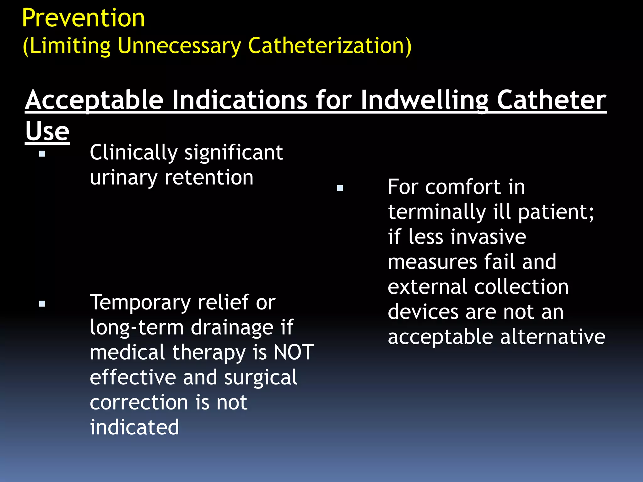Catheter Associated Urinary Tract Infection (CAUTI) | PDF