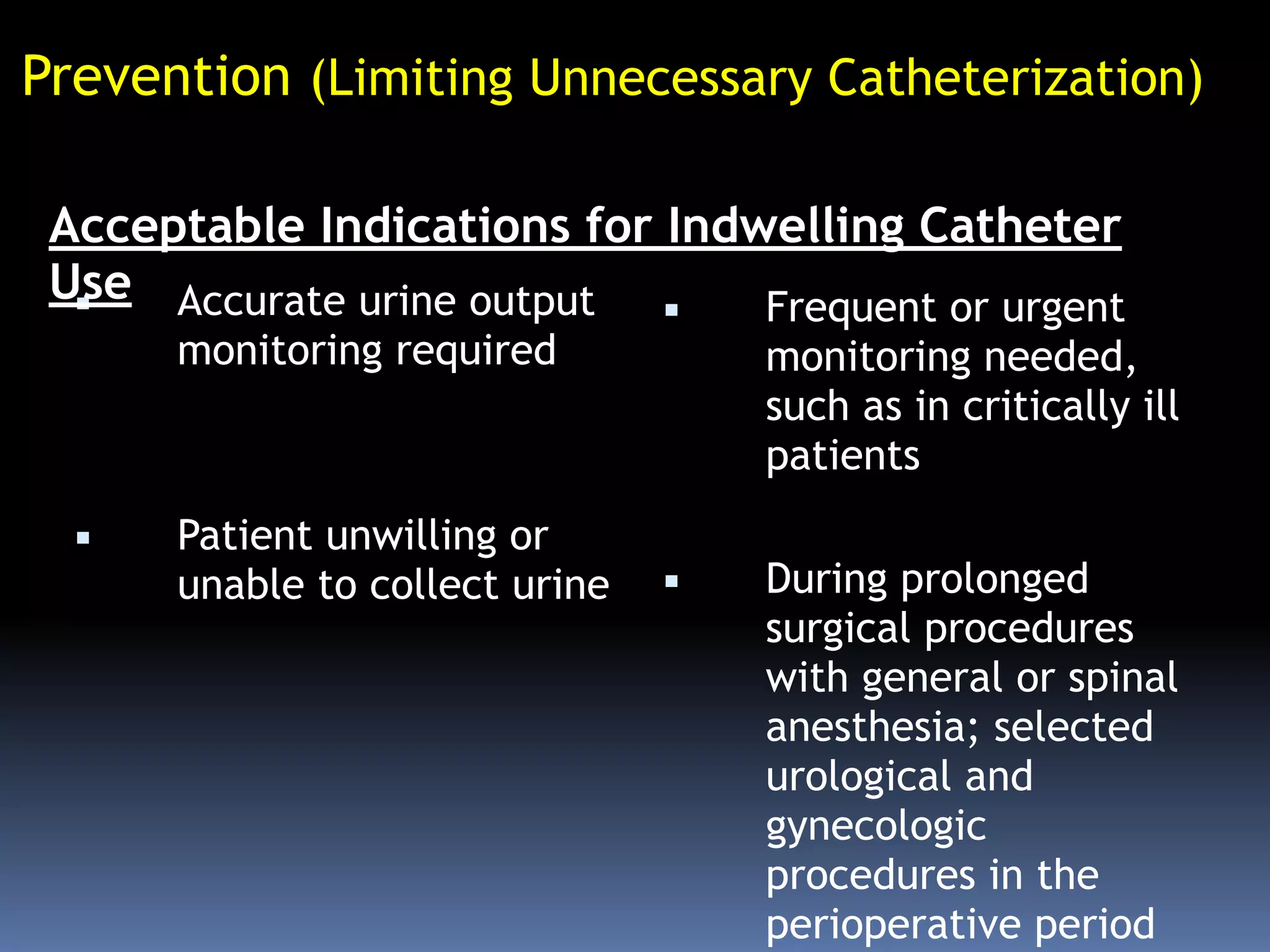 Catheter Associated Urinary Tract Infection (CAUTI) | PDF