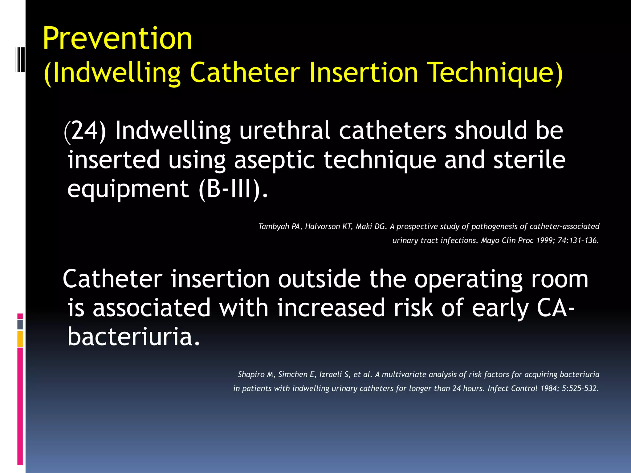Catheter Associated Urinary Tract Infection (CAUTI) | PDF