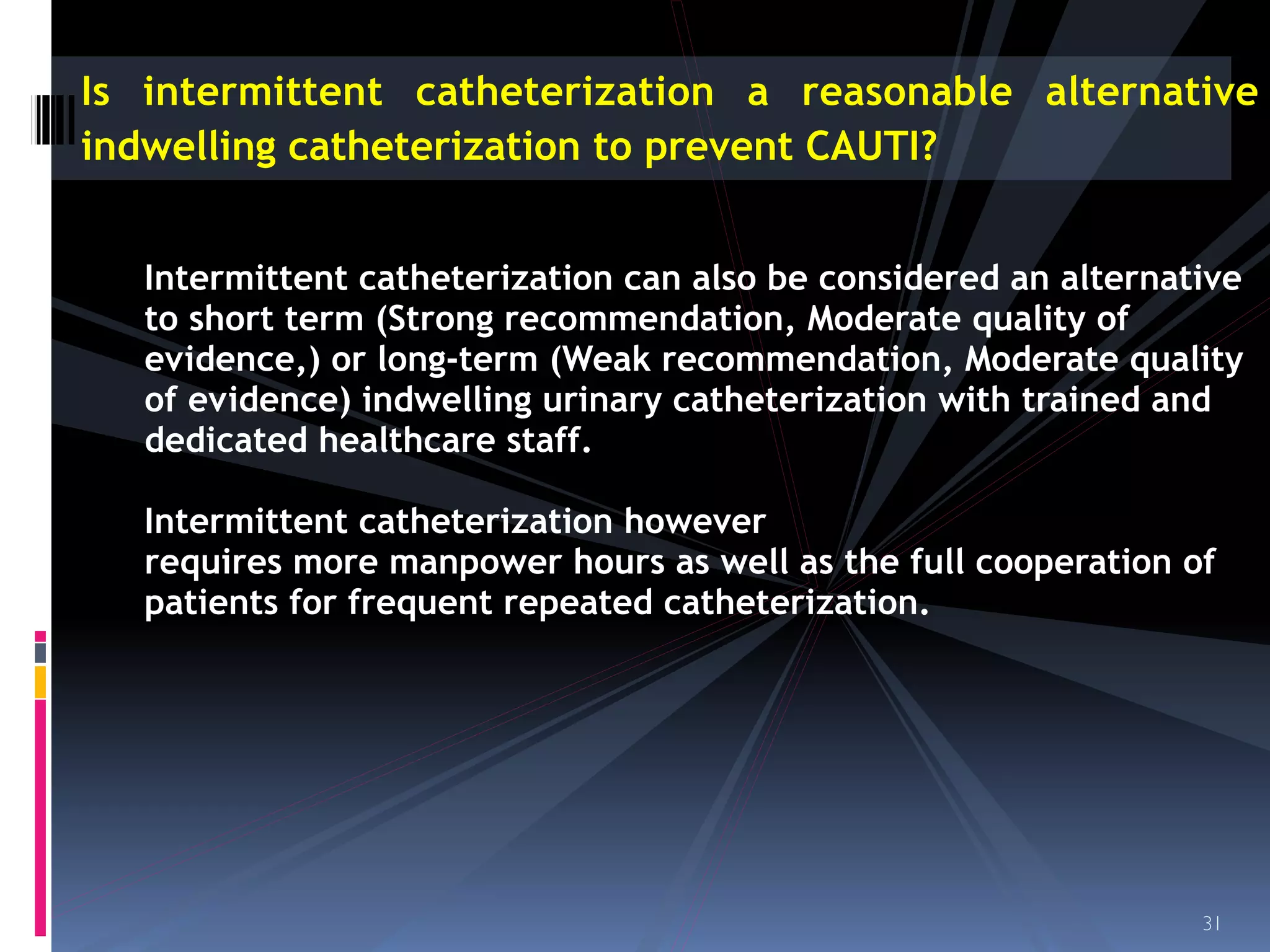 Catheter Associated Urinary Tract Infection (CAUTI) | PDF
