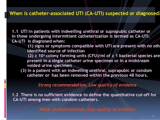 Catheter Associated Urinary Tract Infection (CAUTI)