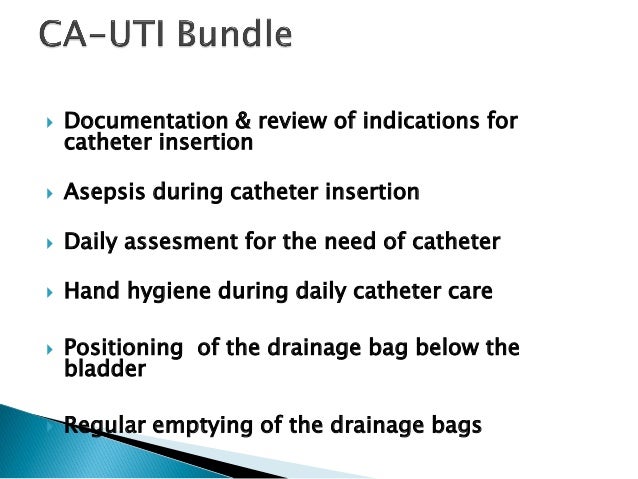 Catheter Associated UTI Bundle