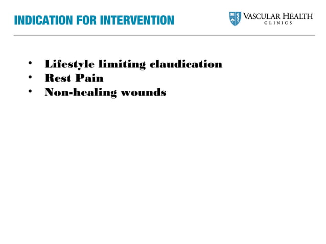 Catheter Based Intervention and Surgical Management of Peripheral ...