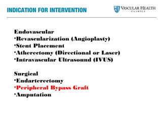 Catheter Based Intervention and Surgical Management of Peripheral Arterial Occlusive Disease ...
