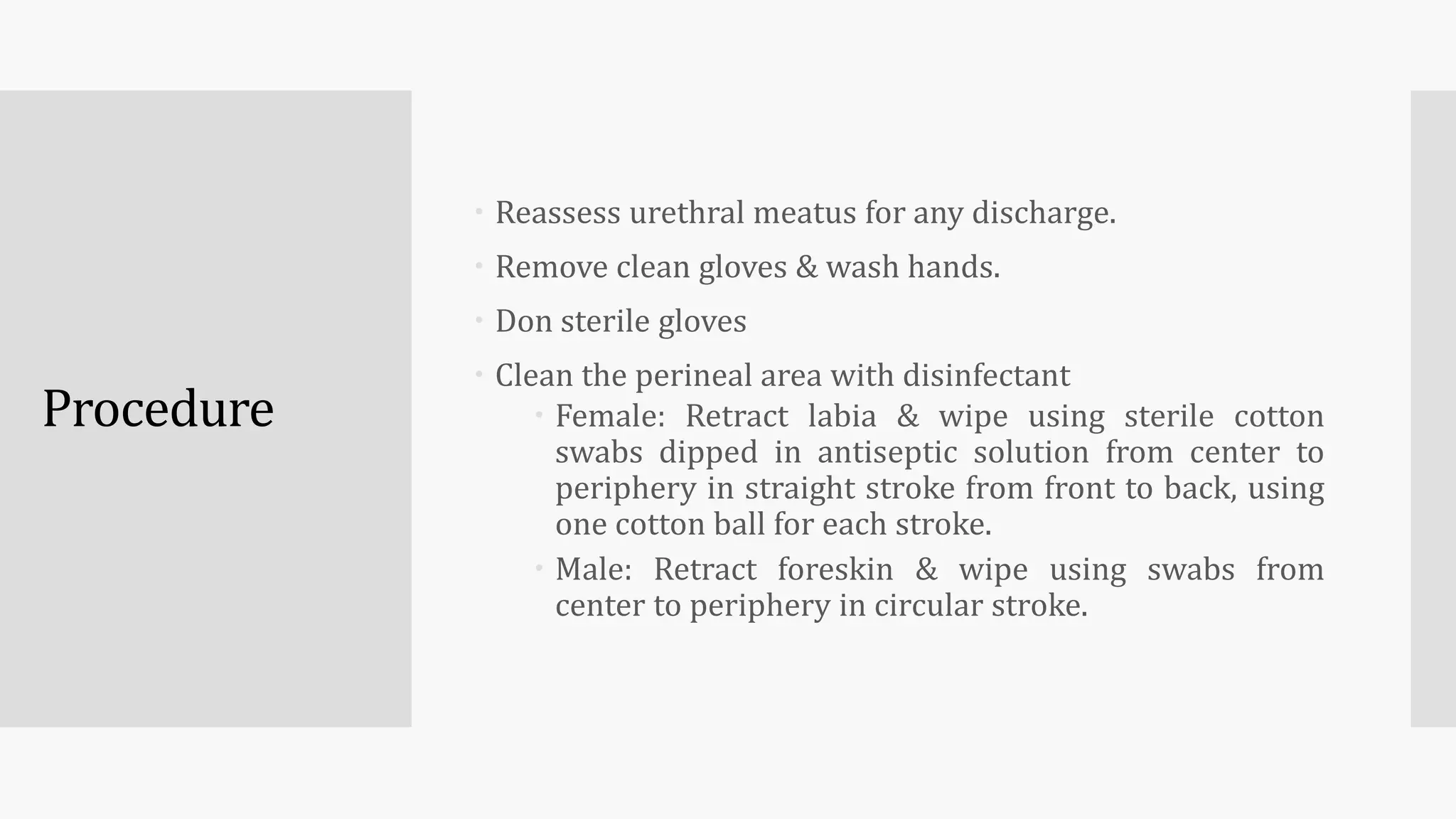 Catheter care | PPTX