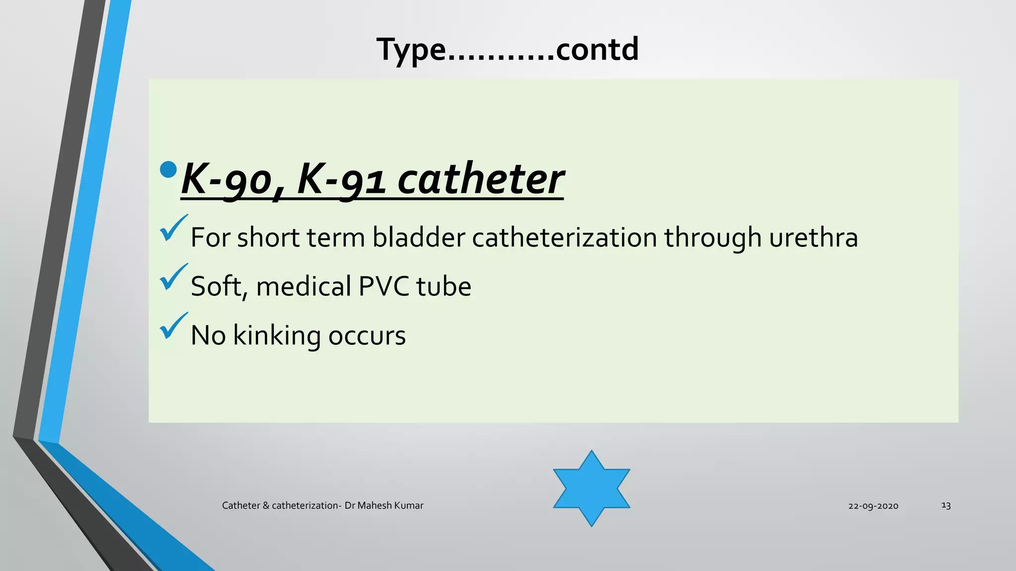 Catheter & urethral catheterization dr mahesh kumar 22 09-2020 | PPT