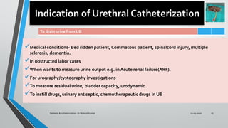 Catheter & urethral catheterization dr mahesh kumar 22 09-2020 | PDF