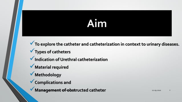 Catheter & urethral catheterization dr mahesh kumar 22 09-2020 | PDF