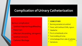 Catheter & urethral catheterization dr mahesh kumar 22 09-2020 | PDF