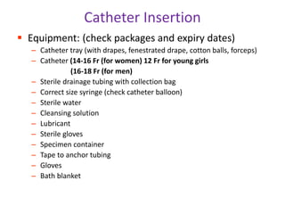 Catheter Insertion 2012 helps to do whatever possible | PPT