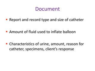 Catheter Insertion 2012 helps to do whatever possible | PPT | First Aid ...