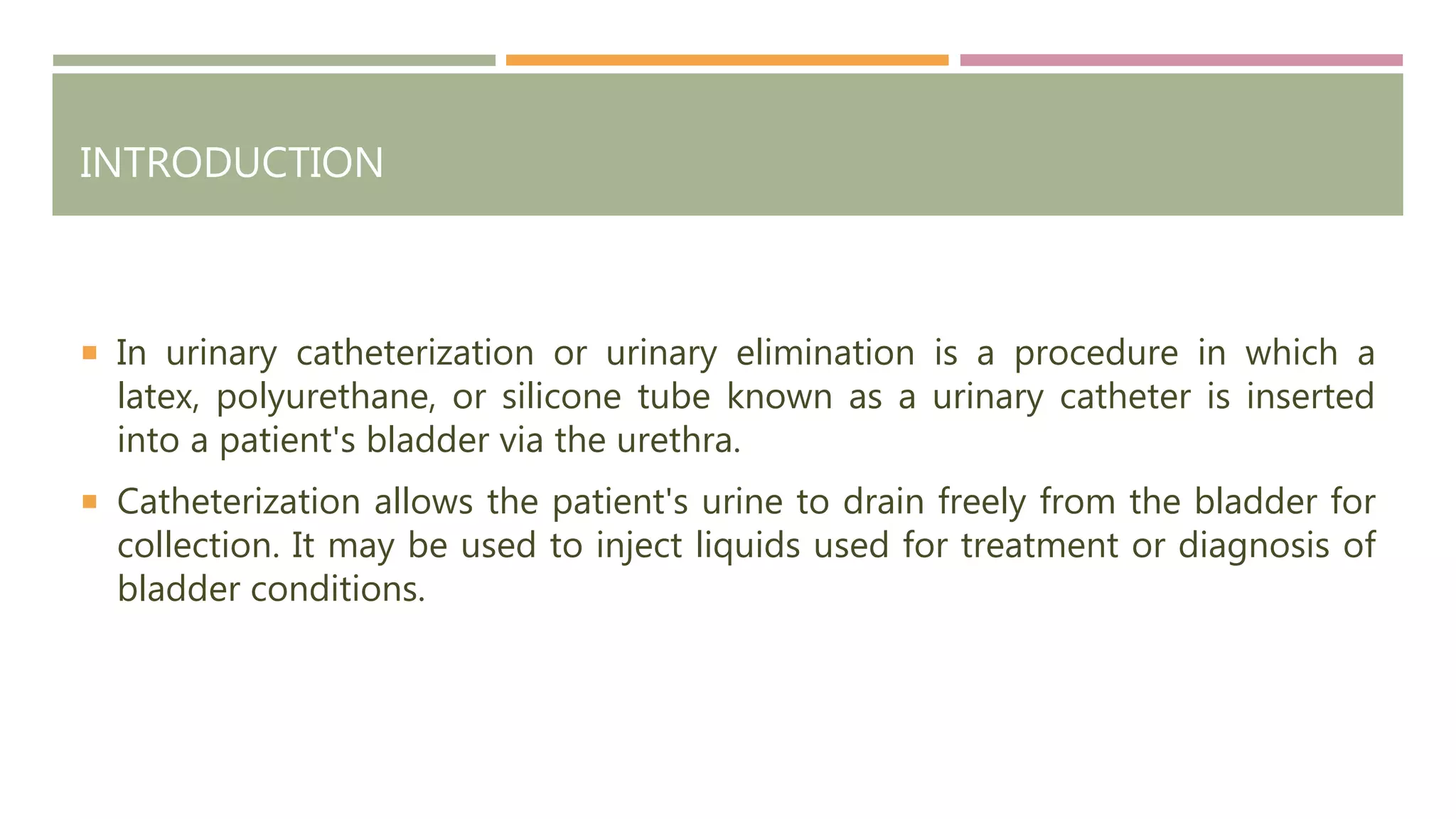 Catheterization | PPTX