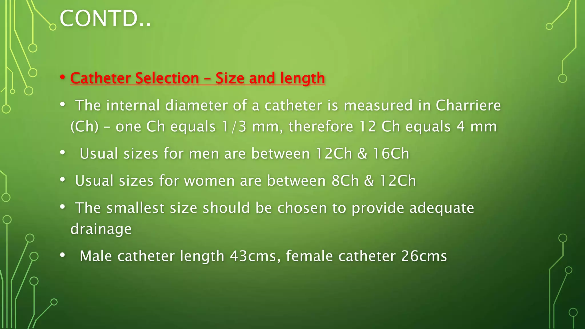 Catheterization | PPTX